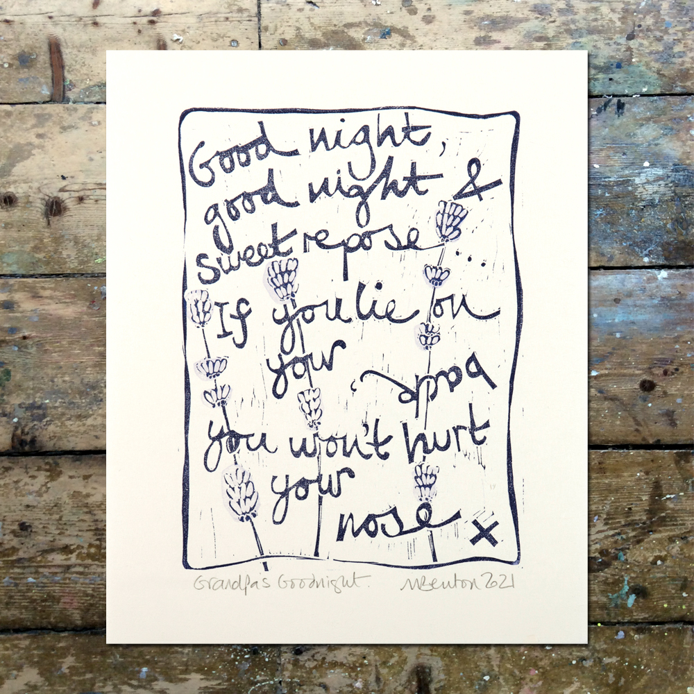 Grandpa’s Goodnight – Derby Print Open